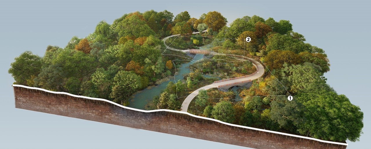 Trinity Forest Spine Trail (TX) - Halff