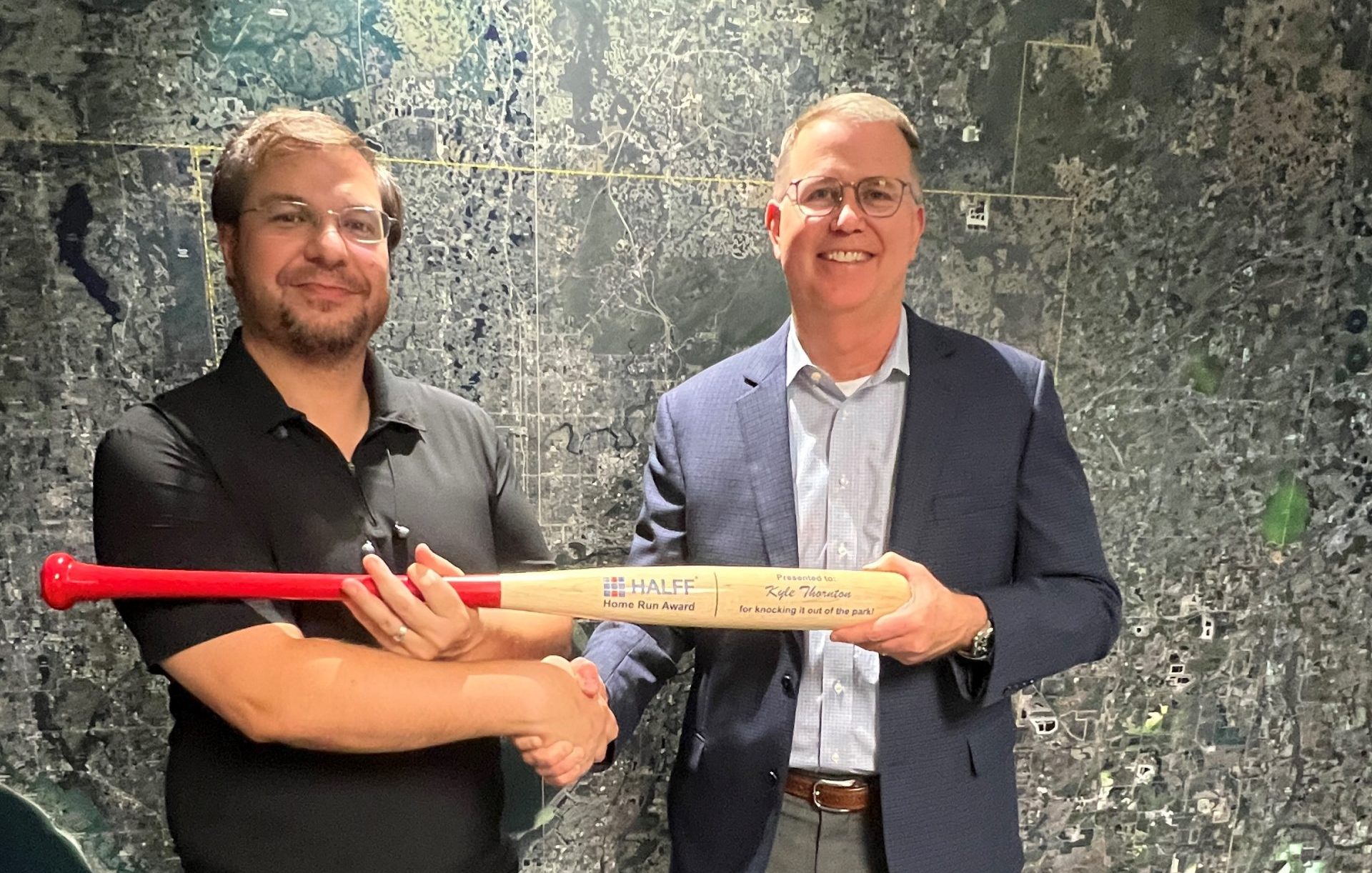 Director of Land Development Kyle Thornton Awarded Halff’s Home Run ...