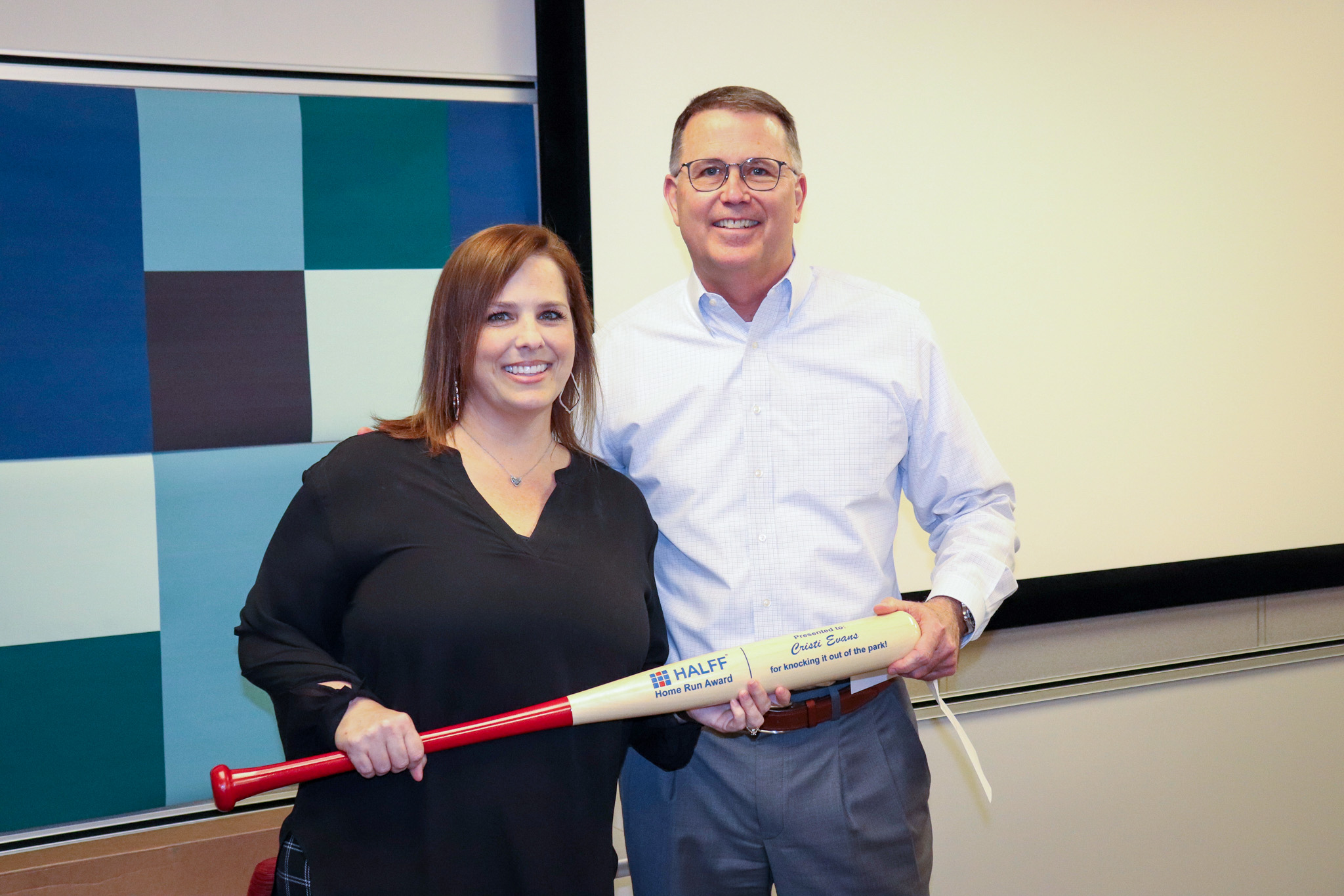 Benefits Analyst Cristi Evans Awarded Halff’s Home Run Award - Halff