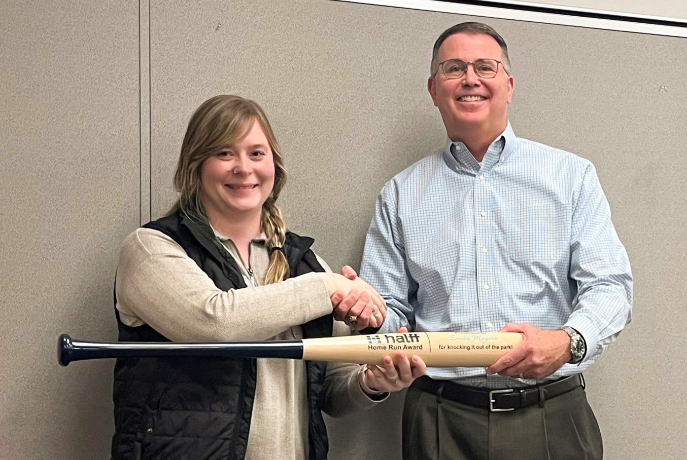 Project Manager Emily Acosta Awarded Halff’s Home Run Award - Halff