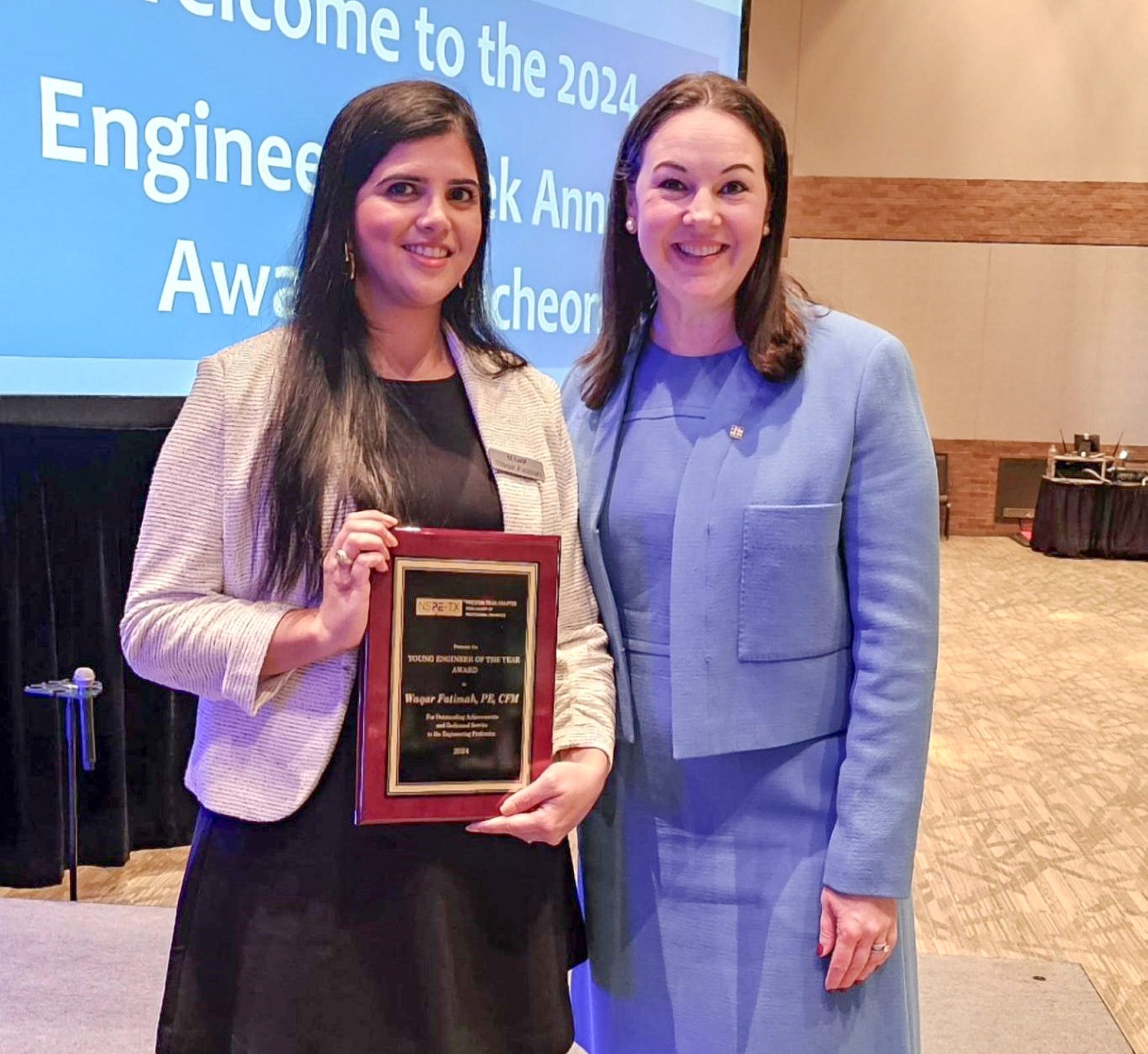 Fatimah Honored as 2024 TSPE Preston Trail Chapter Young Engineer of ...