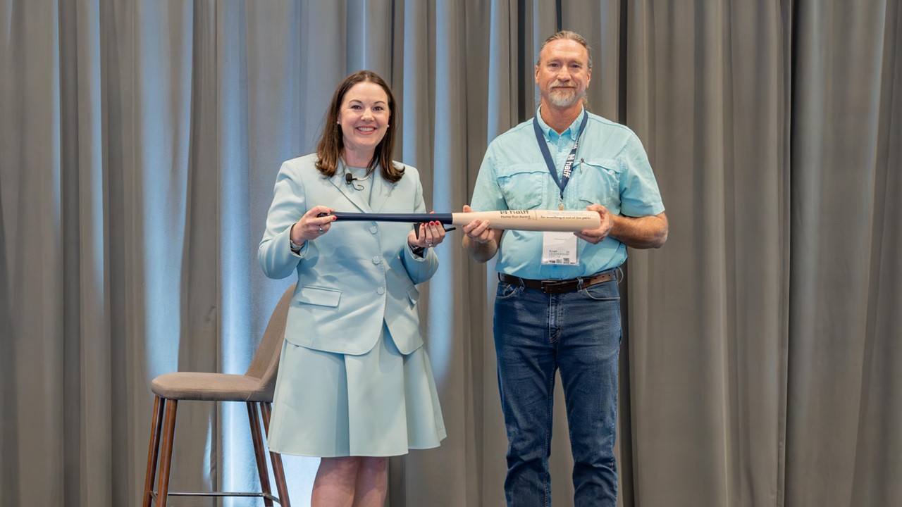Project Administrator Doug Pritchard Awarded Halff’s Home Run Award - Halff