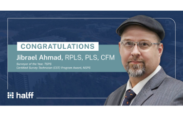 Halff’s Ahmad Receives Multiple Honors at Annual TSPS Conference - Halff