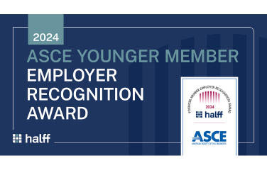 ASCE Awards Halff with Younger Member Recognition Award - Halff
